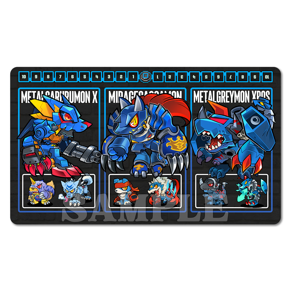 Panel Blue Color Series Playmat – sinobali