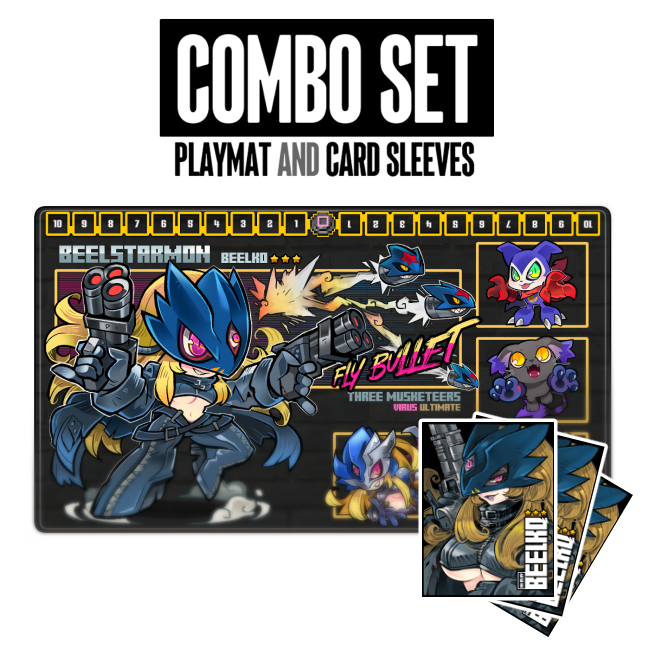 Panel Beelstar Playmat & Sleeves Combo Set – sinobali