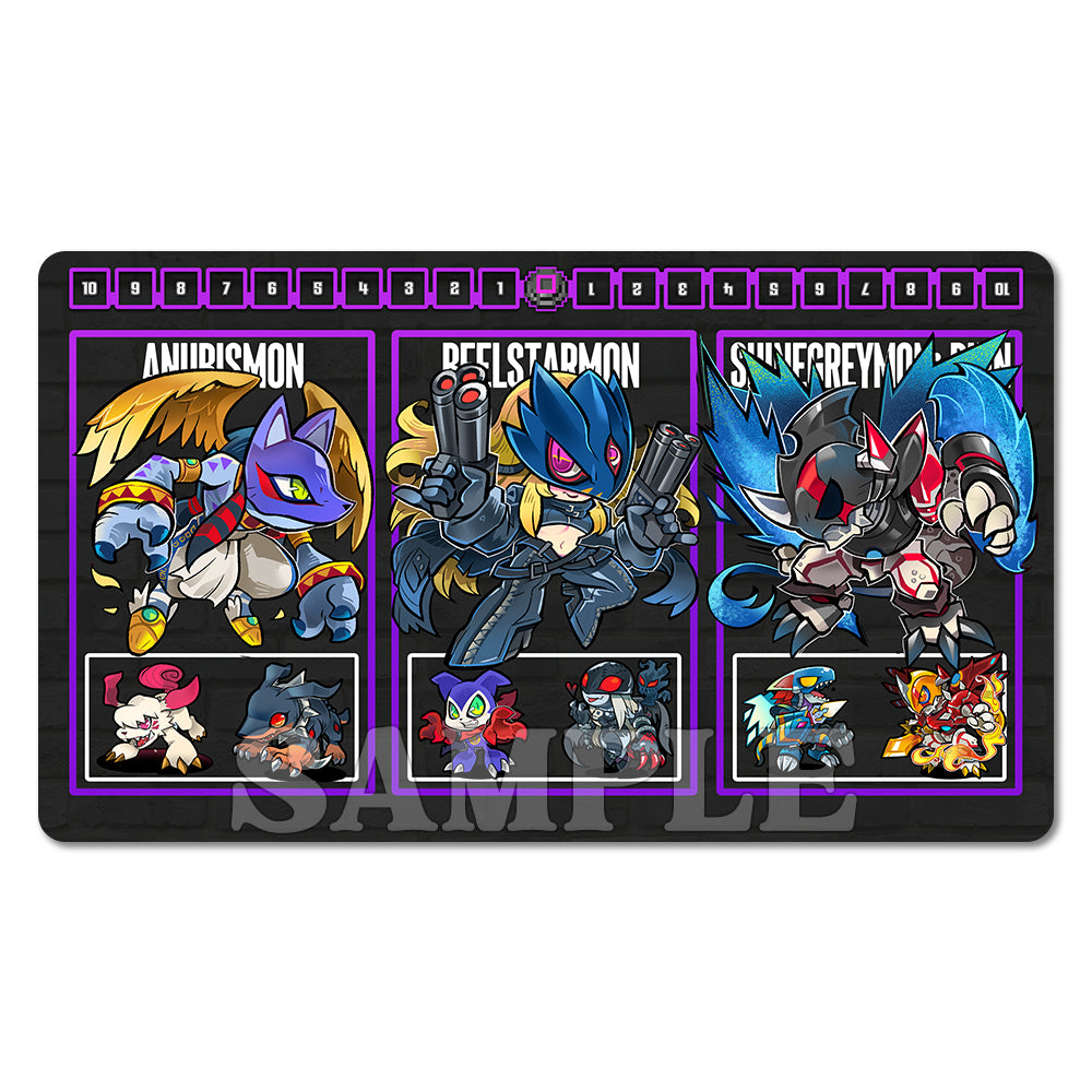 Panel Purple Color Series Playmat – sinobali