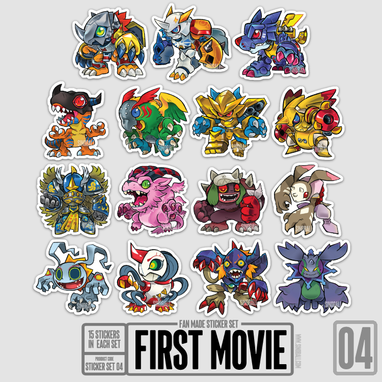 First Movie - Fan Made Sticker Set – sinobali
