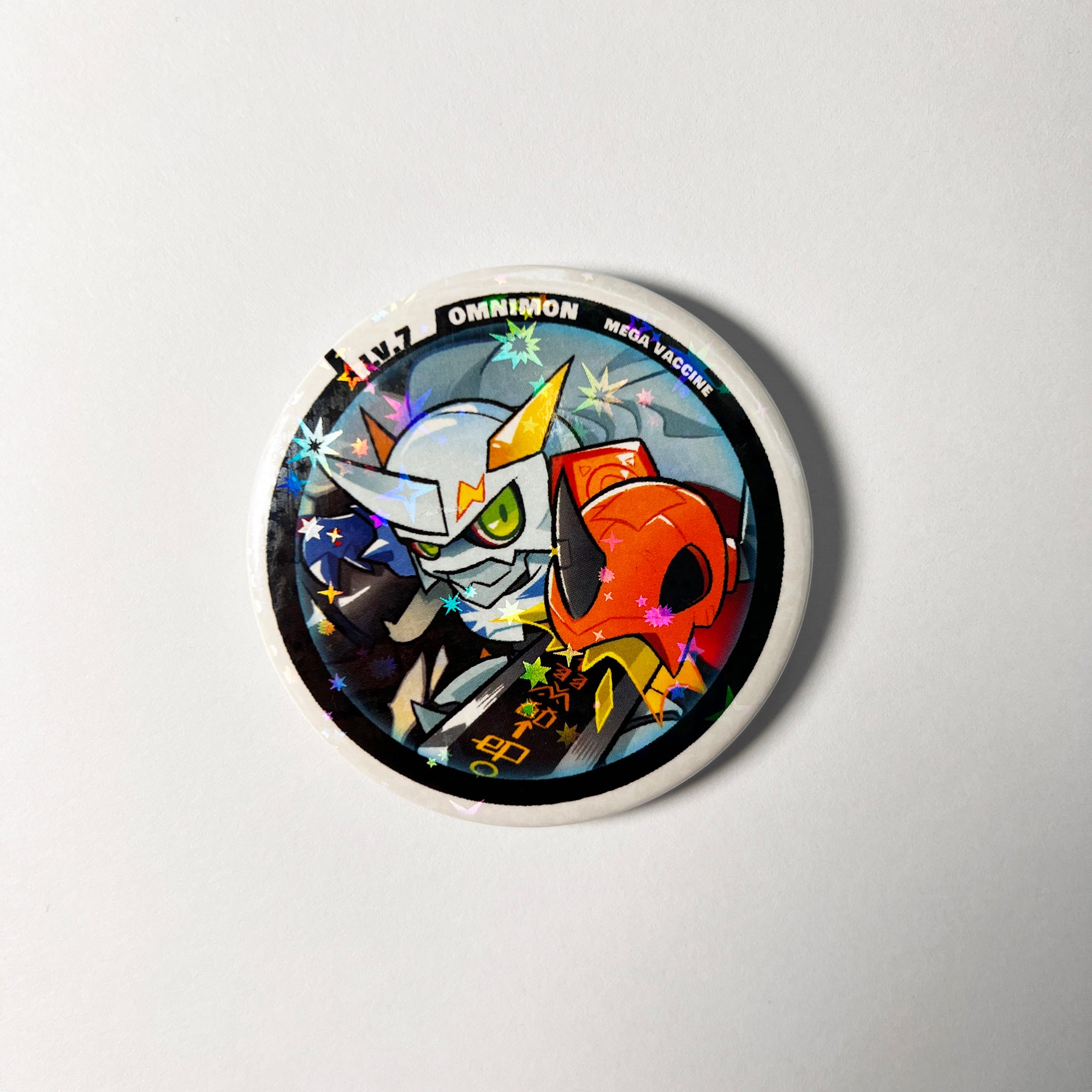 Omnimon Can Badge Sinobali