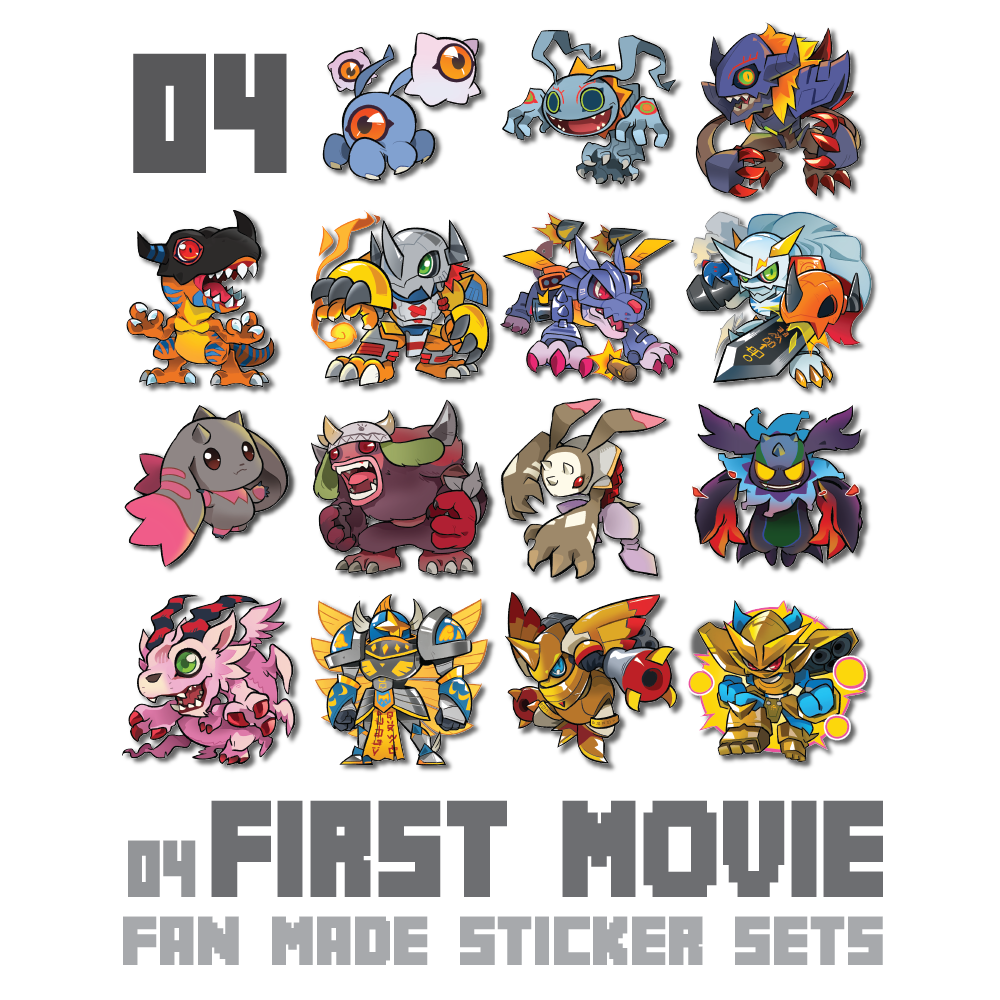 First Movie - Fan Made Sticker Set – sinobali