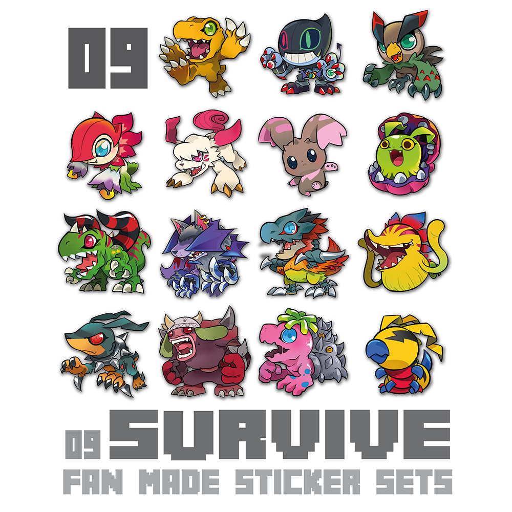 Survive - Fan Made Sticker Set – sinobali